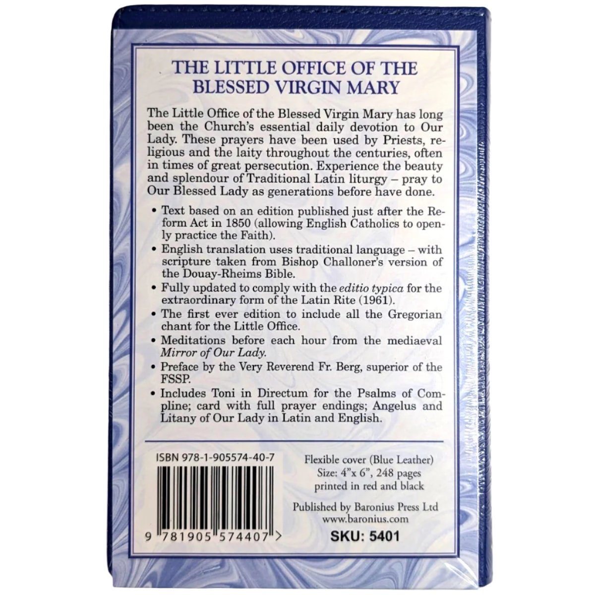 Little Office of the Blessed Virgin Mary (Latin & English) – Latin Mass ...