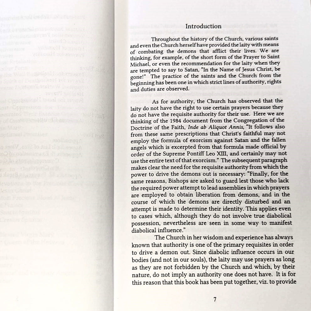 Deliverance Prayers - For Use by the Laity | Fr. Chad Ripperger - Latin ...