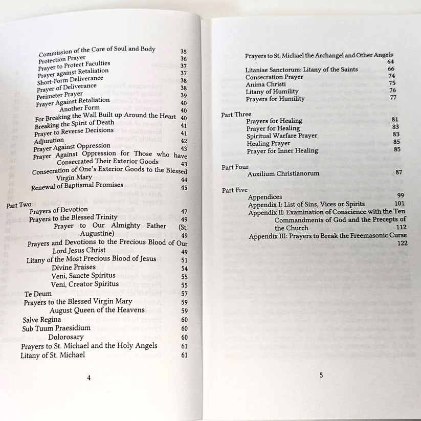 Deliverance Prayers - For Use by the Laity | Fr. Chad Ripperger - Latin ...