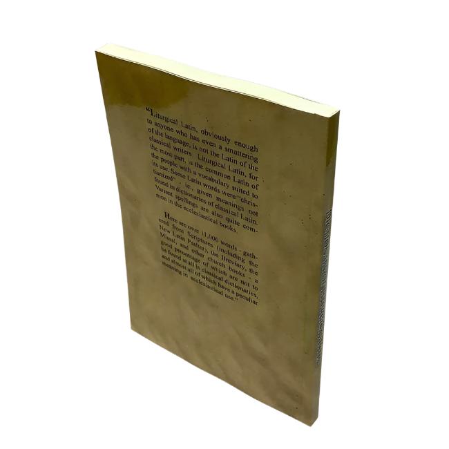 Dictionary of Liturgical Latin – Latin Mass Helper Store