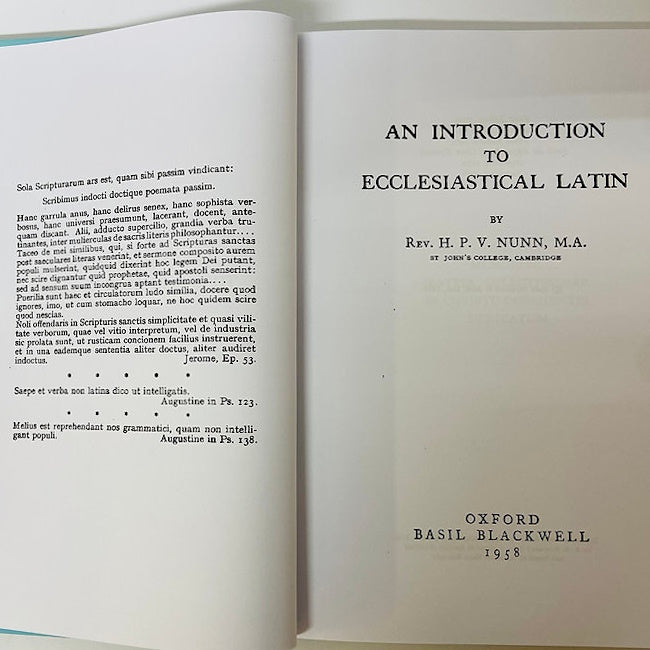 An Introduction to Ecclesiastical Latin – Latin Mass Helper Store