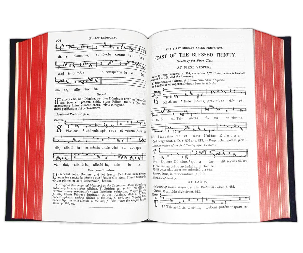 Liber Usualis 1963 & 1952 (Latin Chant with Gregorian Notation) – Latin ...