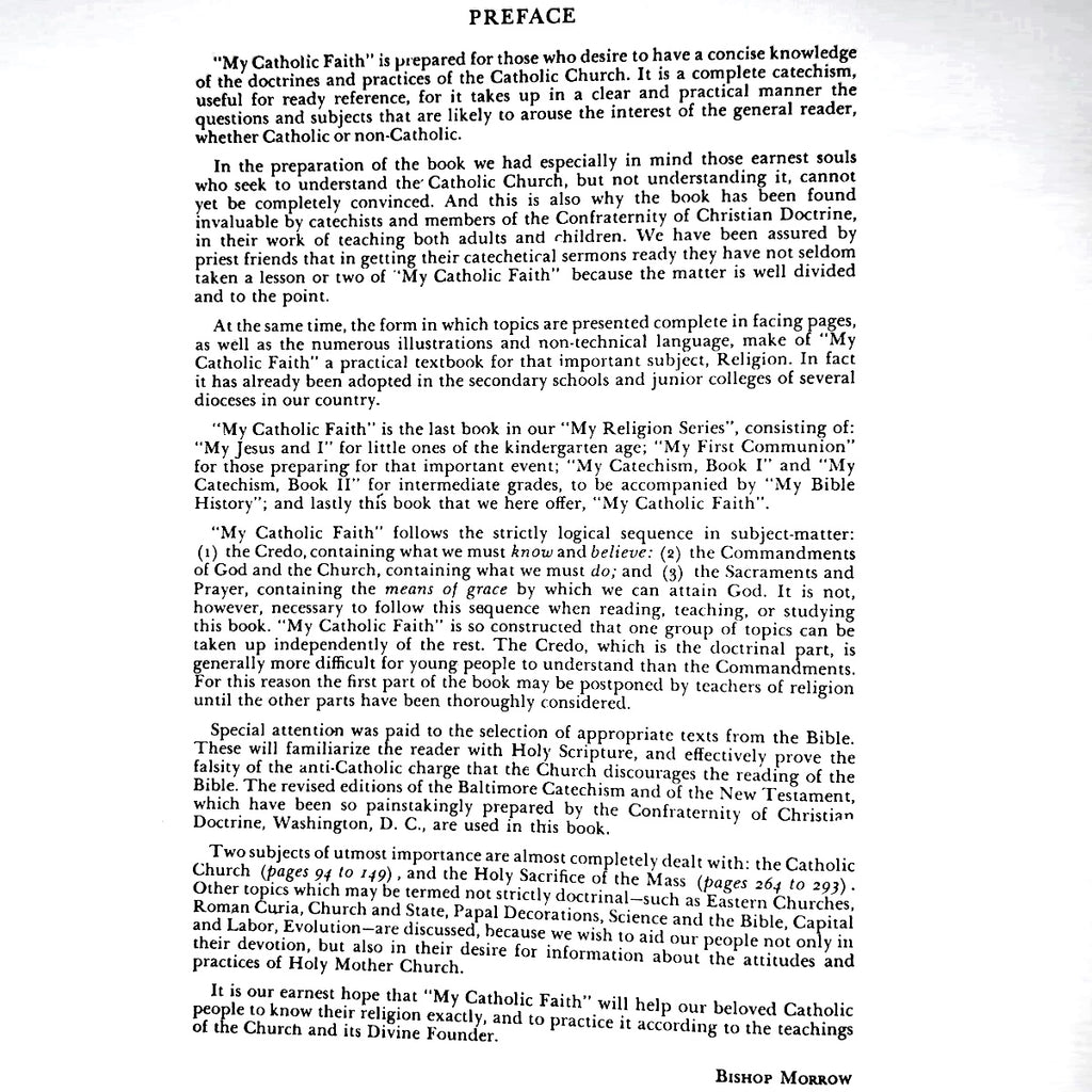 My Catholic Faith: A Manual of Religion (Traditional Catechism in Pict ...