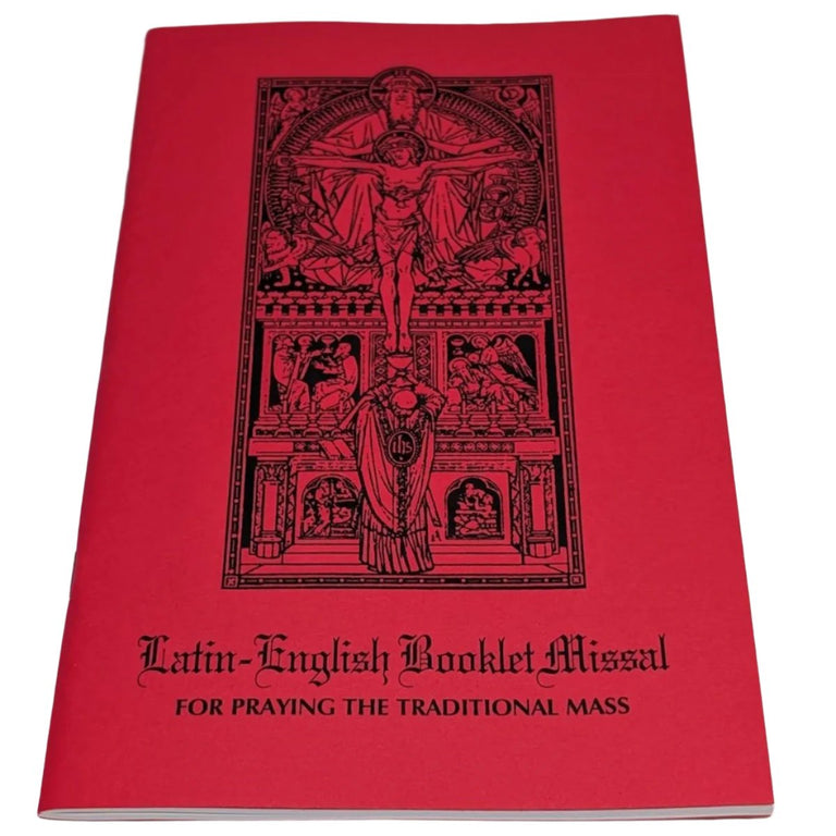 Latin Mass Red Booklet Missal (Latin/English Missalette) – Latin Mass ...