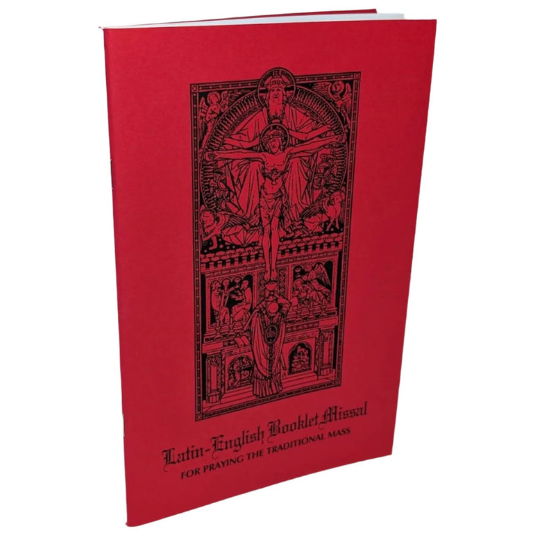 Latin Mass Red Booklet Missal (Latin/English Missalette) – Latin Mass ...